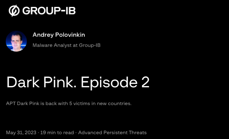 Dark Pink がツールを拡充しターゲットを拡大：ベルギーへの攻撃も成功させている – IoT OT Security News