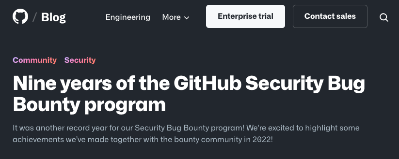 GitHub からのバグ報奨金：2022年には $1.5 Million が支払われた – IoT OT Security News