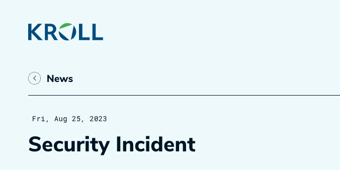 Kroll でデータ侵害が発生： 社員が SIM スワッピング攻撃のターゲットに – IoT OT Security News